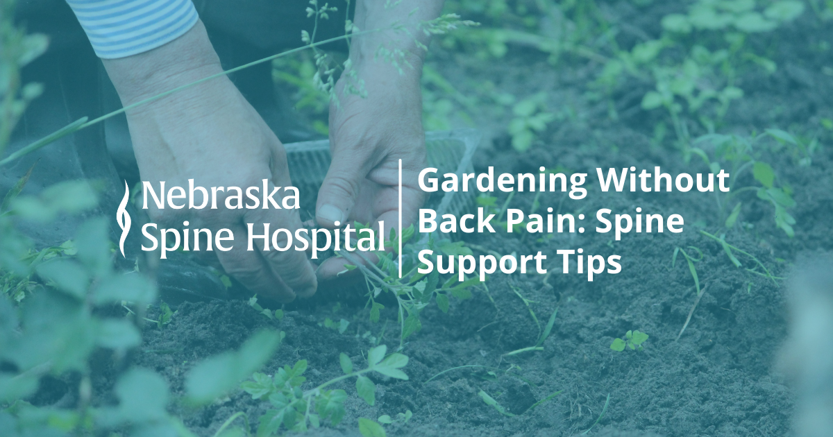 Gardening Without Back Pain: Spine Support Tips - Nebraska Spine Hospital